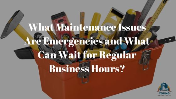 Identifying Emergent and Non-emergent Maintenance Issues